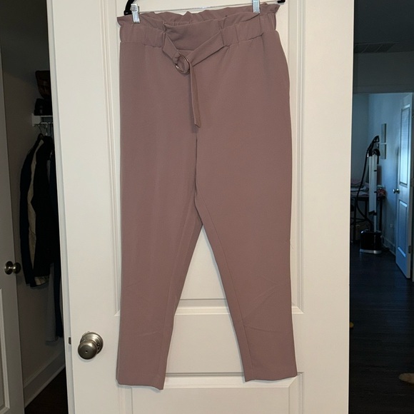 entro | Pants & Jumpsuits | Pale Purple Paper Bag Pants | Poshmark